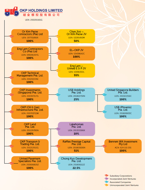 OKP Holdings Limited - Group Structure